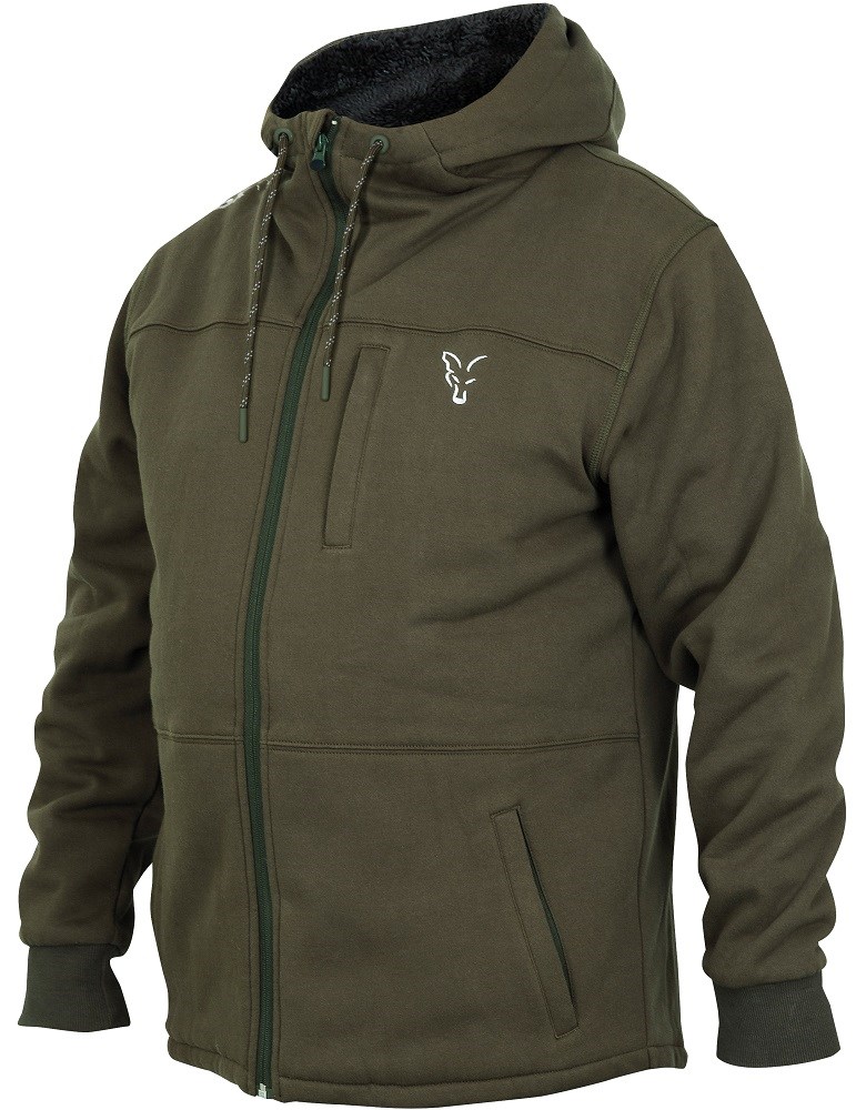 Fox Mikina Collection Sherpy Hoody Green Silver
