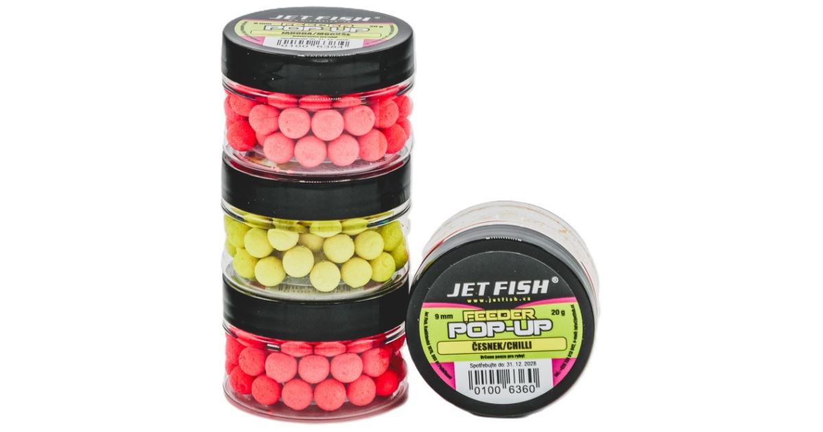 Jet Fish Plovoucí Nástrahy Feeder Pop Ups 20 g 9 mm