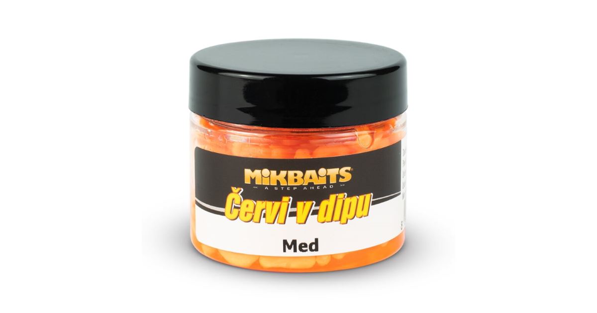 Mikbaits Červi v Dipu 50 ml - Med