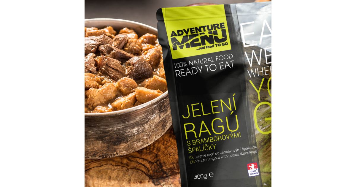 Adventure Menu Jelení Ragú S Bramborovými Špalíčky