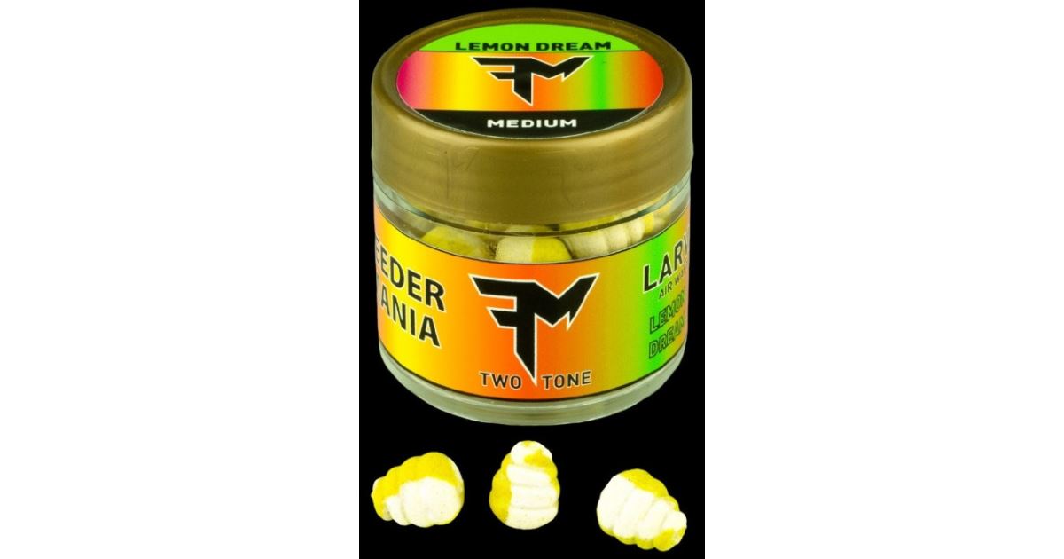 Feedermania TwoTone Larva Air Wafters Medium 16 g - Lemon Dream