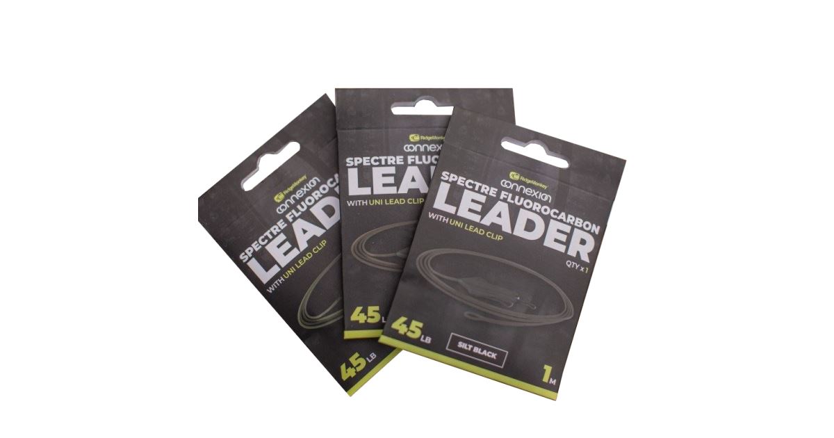 RidgeMonkey Montáž Spectre FLuorocarbon Uni Lead Clip Leader 45 lb