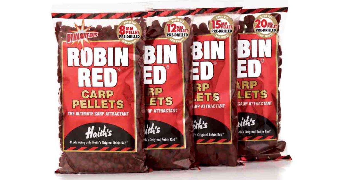 Dynamite Baits Pelety Robin Red Carp Pellets Pre-Drilled 900 g