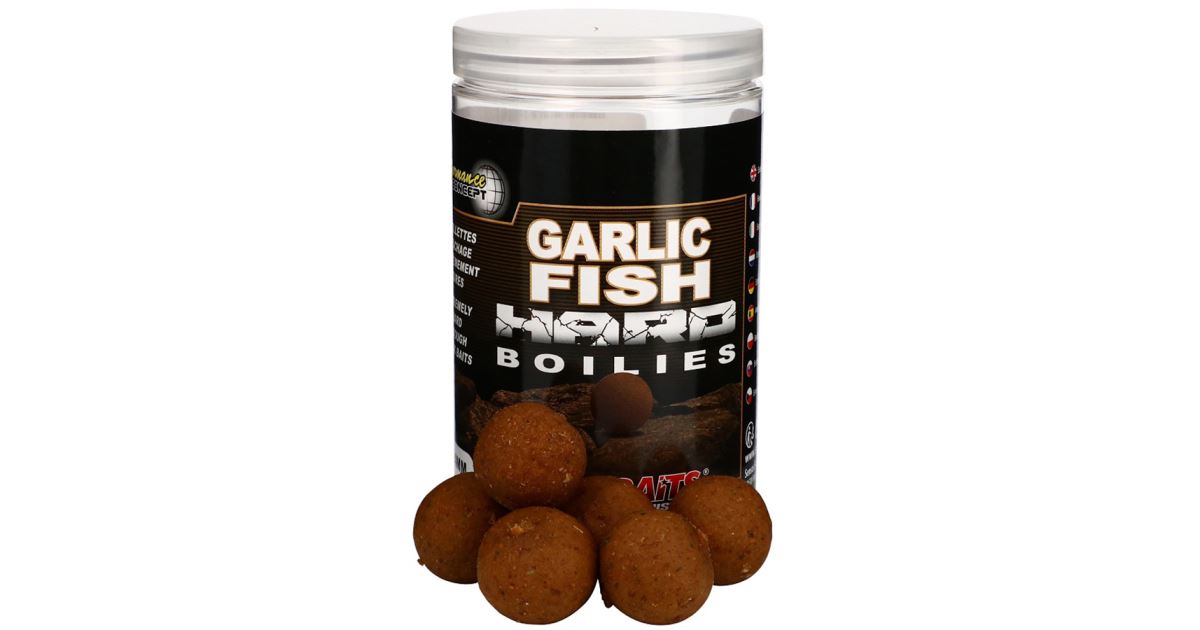 Starbaits Boilie Hard Baits Garlic Fish 200 g