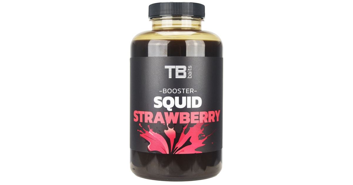TB Baits Booster Squid Strawberry - 500 ml