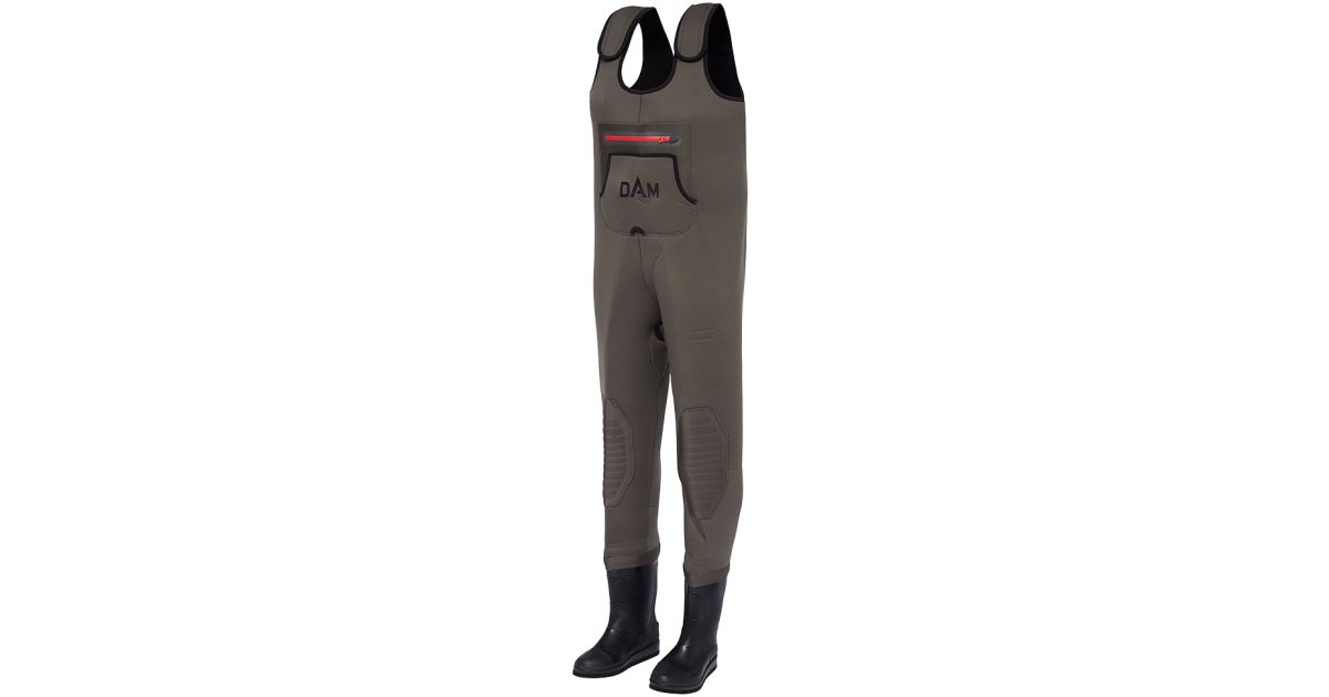 Dam Brodící Kalhoty Break Point Neoprene Wader Bootfoot Cleated Grey