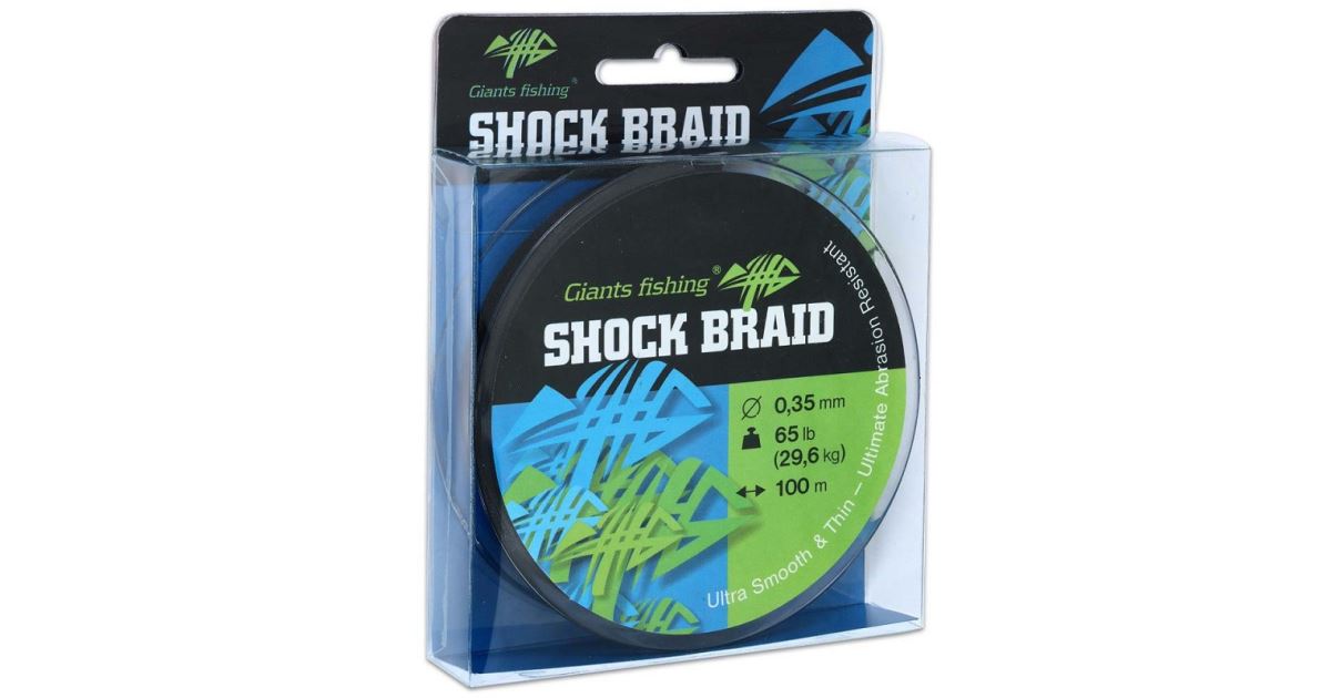 Giants Fishing Návazcová ŠňůraShock Braid Green 100 m