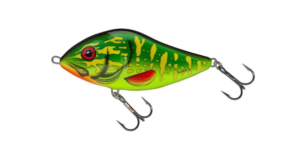 Salmo Wobler Slider Sinking Green Pike - 7 cm