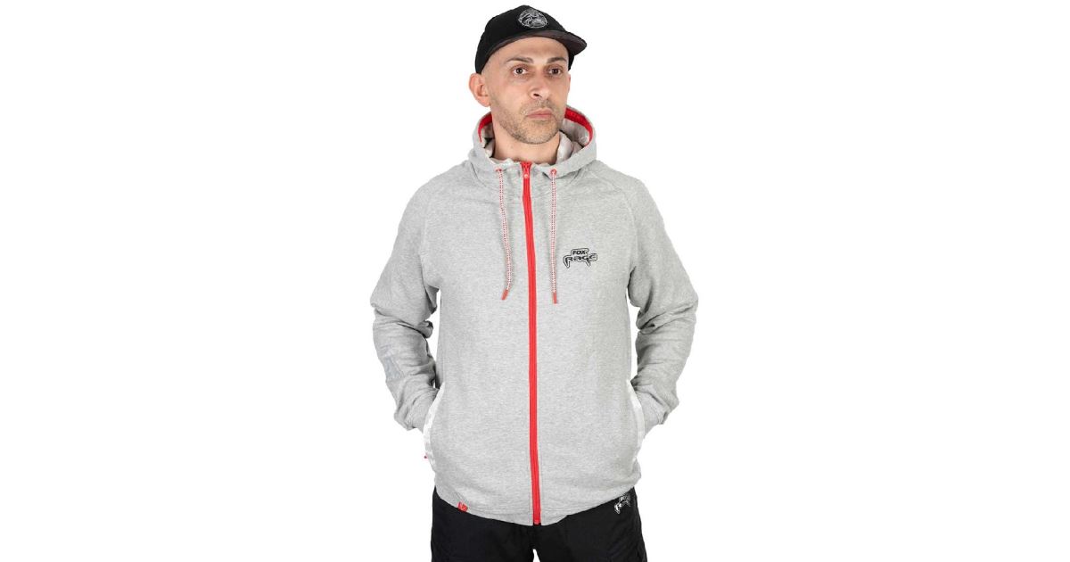 Fox Rage Mikina Voyager Hoody Light Grey - XL
