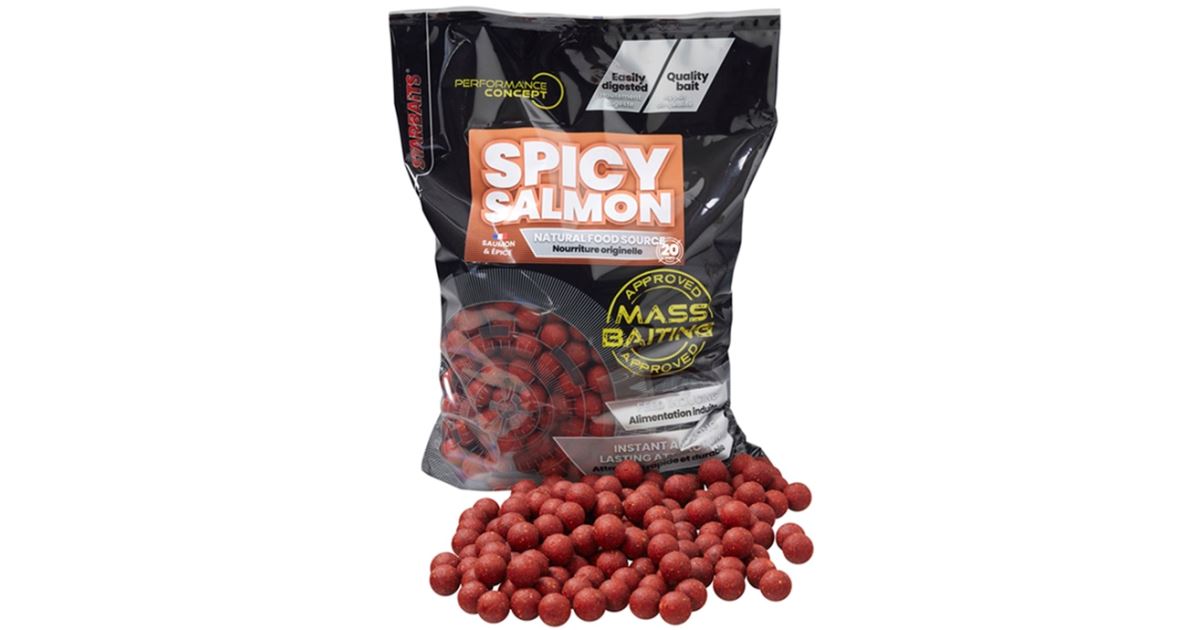 Starbaits Boilie Spicy Salmon Mass Baiting 3 kg