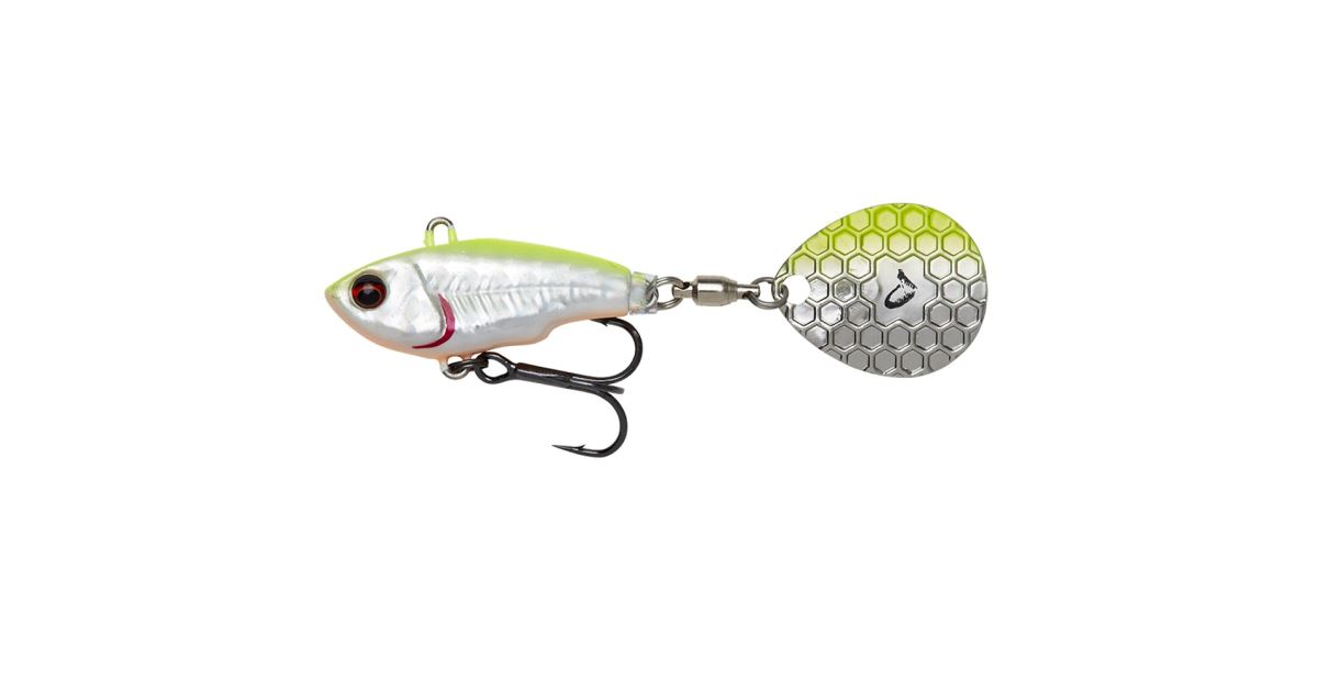 Savage Gear Fat Tail Spin Sinking Lemon Back Flash