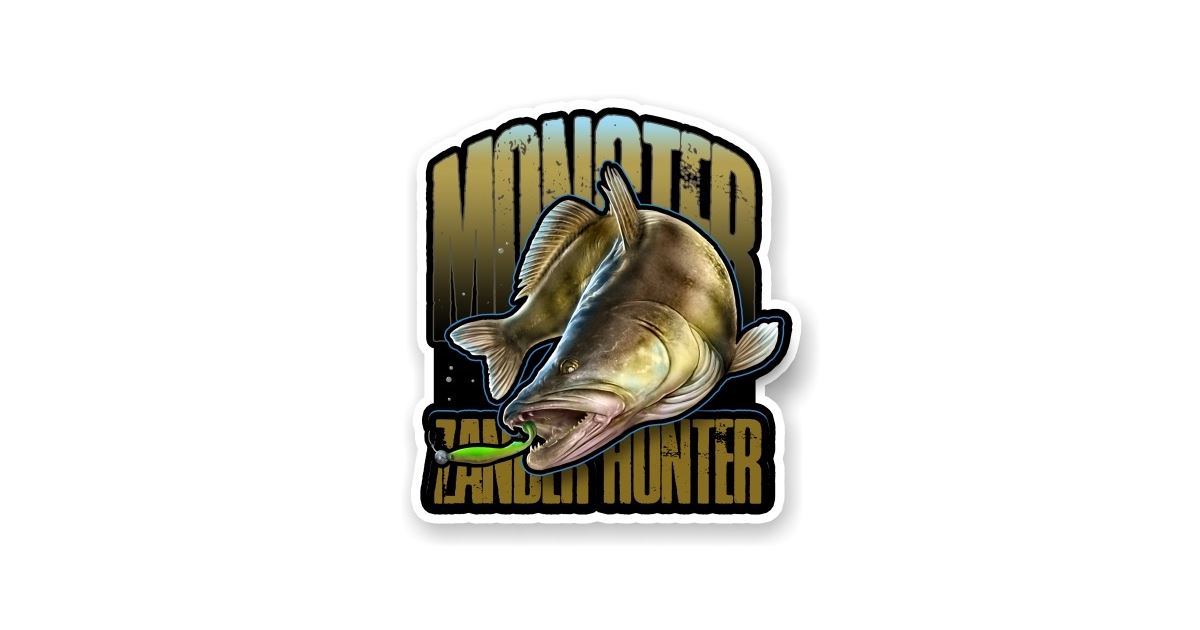 4ANGLERSDESIGN Samolepka 39 Monster Zander Hunter