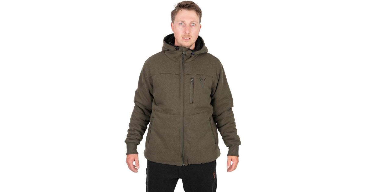 Fox Bunda Collection Sherpa Jacket Green Black - XL