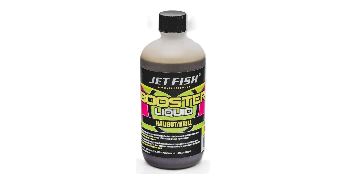 Jet Fish Booster Liquid 500ml Halibut Krill