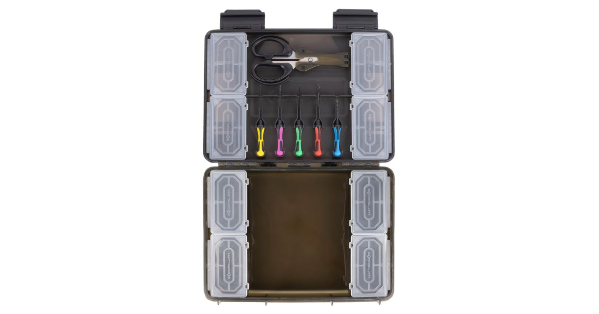 Korum Tackle Box Slim Blox Loaded