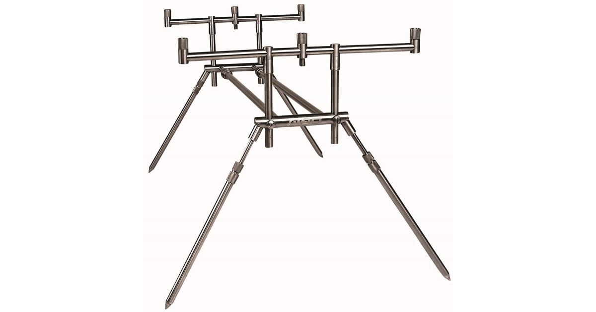 Dam Stojan Compact Stainless Steel Rod Pod 3 Rods