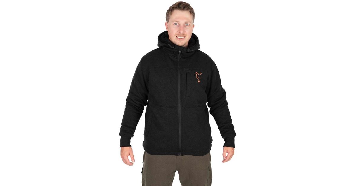 Fox Bunda Collection Sherpa Jacket Black Orange - S